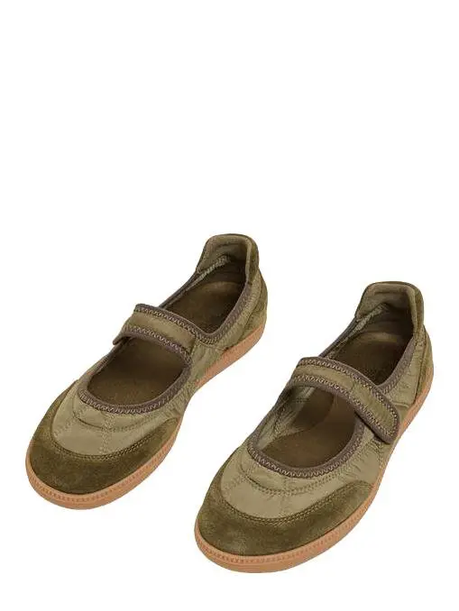 Charlotte Stone Garcia Ballet Sneaker - Olive