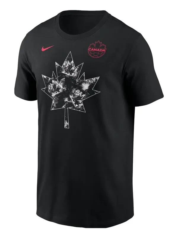 Nike Canada Fanwear Collection Soccer Cotton Short-sleeve T-shirt - Black