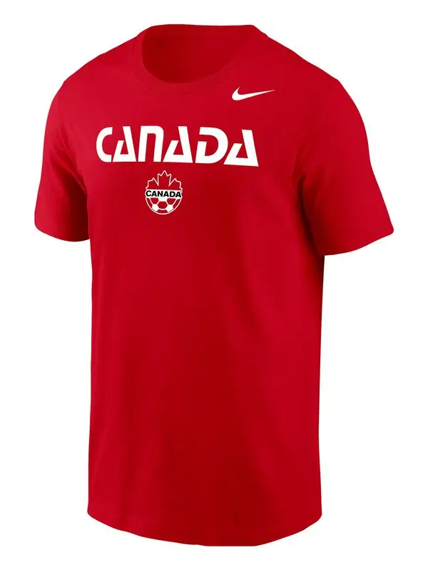 Nike Canada Fanwear Collection Soccer Cotton Short-sleeve T-shirt - Red