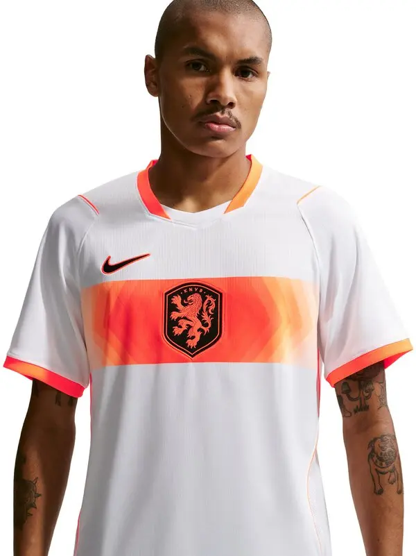 Nike Netherlands 2026 Stadium Away Dri-fit Soccer Replica Jersey - White