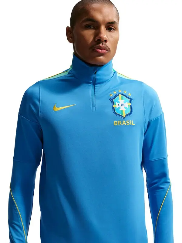 Nike Brazil Strike Dri-fit Soccer Drill Top - Blue