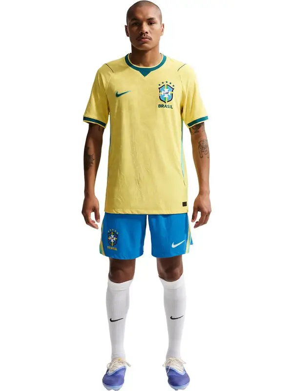 Nike Brazil 2026/27 Match Home Aero-fit Soccer Authentic Shorts - Blue