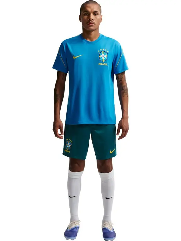 Nike Brazil Strike Dri-fit Soccer Knit Shorts - Green