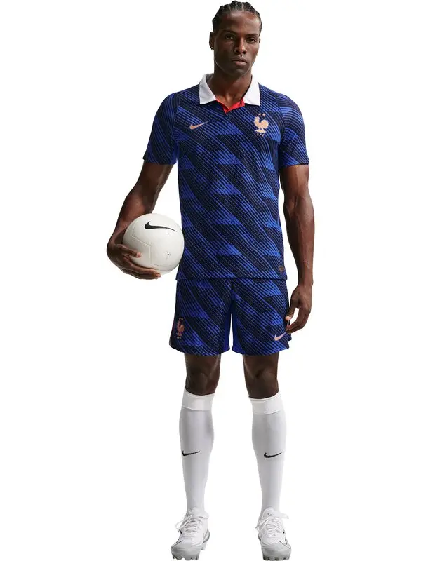 Nike Fff 2026/27 Match Home Aero-fit Soccer Authentic Shorts - Blue