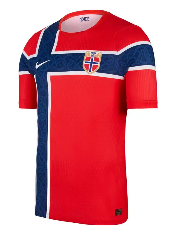 Nike Norway 2026/27 Match Home Aero-fit Soccer Authentic Jersey - Red