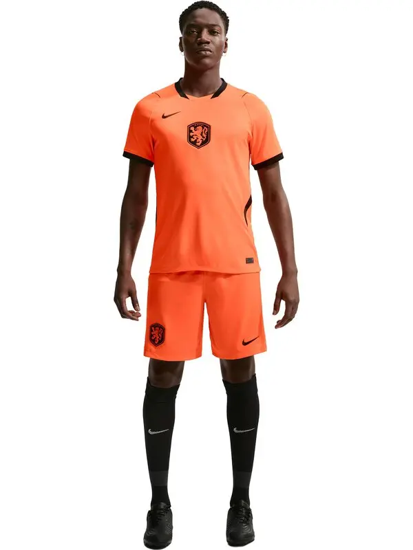 Nike Netherlands 2026 Stadium Away Soccer Dri-fit Replica Shorts - Orange