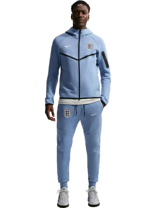Nike England Tech Fleece Soccer Jogger Pants - Blue