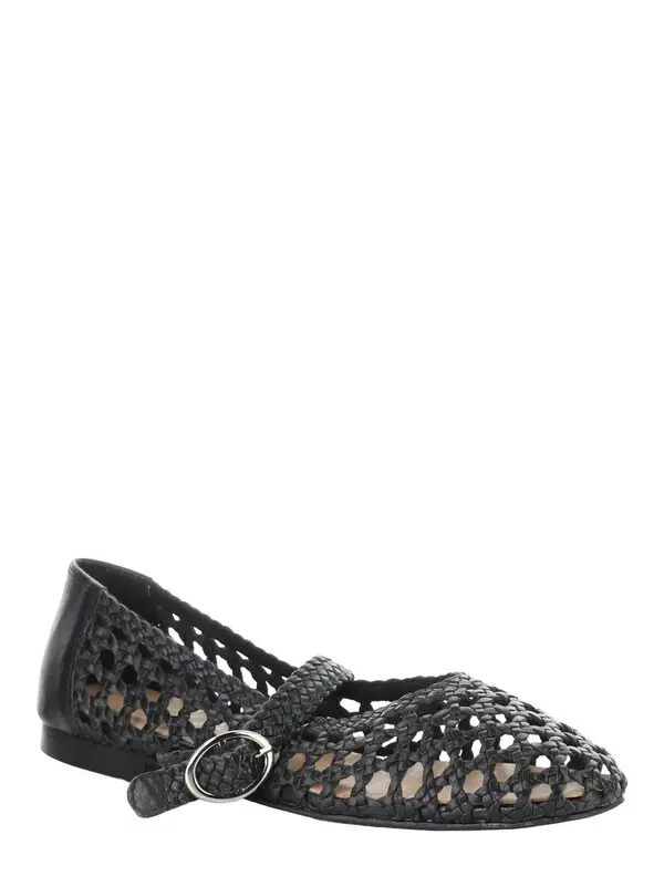 BOS. & CO. Mary Jane Flat - Black