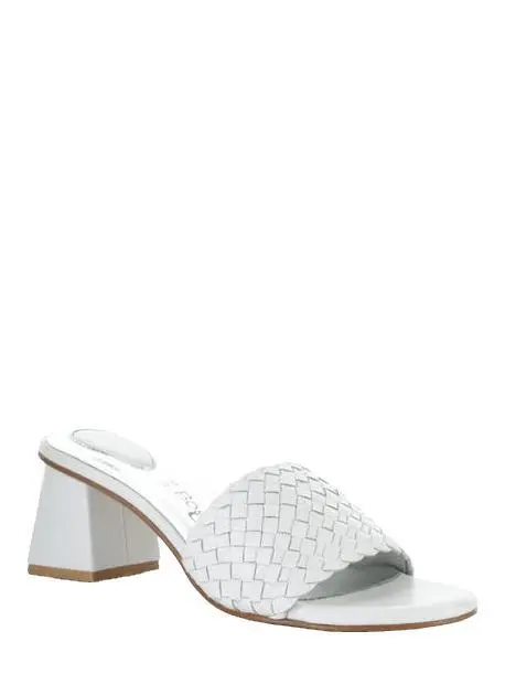 BOS. & CO. Wella Slide Sandal - White