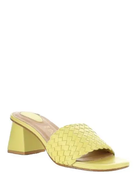 BOS. & CO. Wella Slide Sandal - Yellow