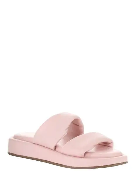 BOS. & CO. Bayla Platform Wedge Slides - Pink