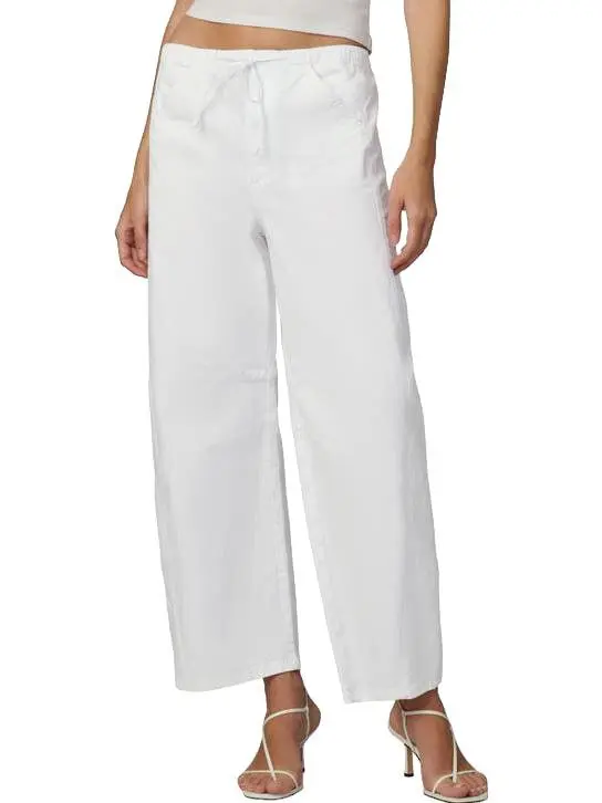 Joe's Jeans The Bowie Cotton Blend Drawstring Pants - White