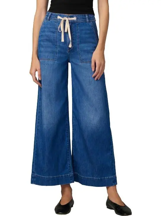 Joe's Jeans The Madeline Ankle Wide Leg Drawstring Jeans - Courage