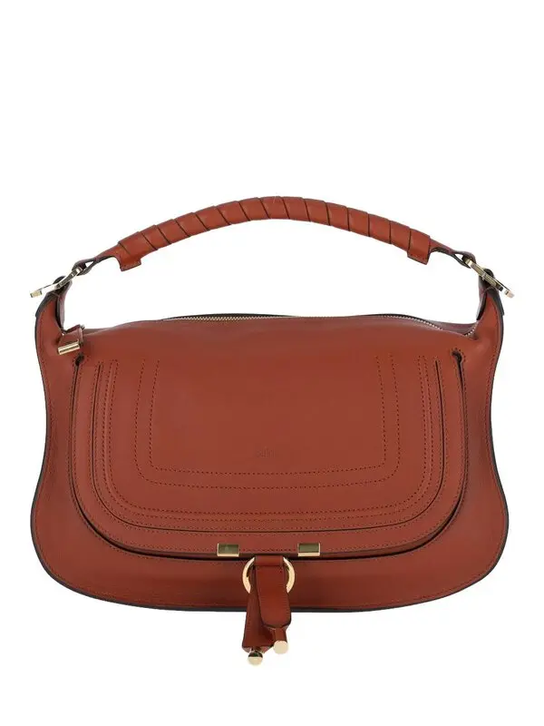 Chloé Small Marcie Shoulder Bag - Brown