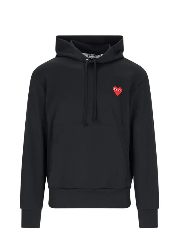 Fear Of God Stone Island Cotton Logo Hoodie - Black