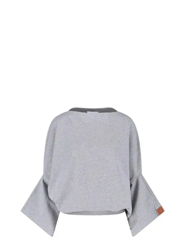 Gucci Logo Hoodie - Gray