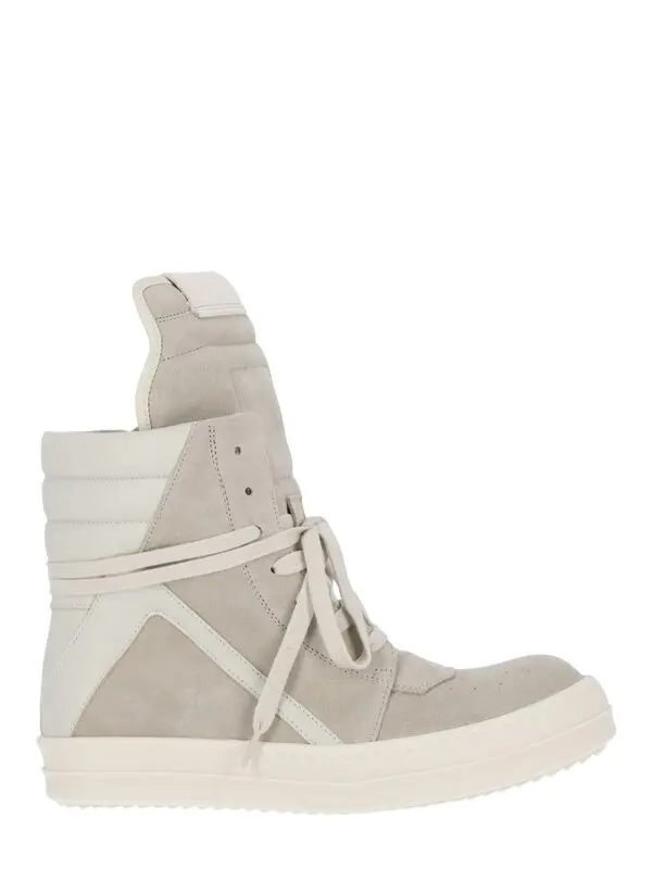 Rick Owens High-top Geobasket Sneakers - Gray