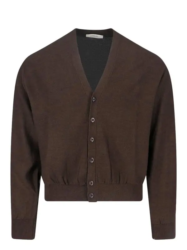LEMAIRE Twisted Cardigan - Brown