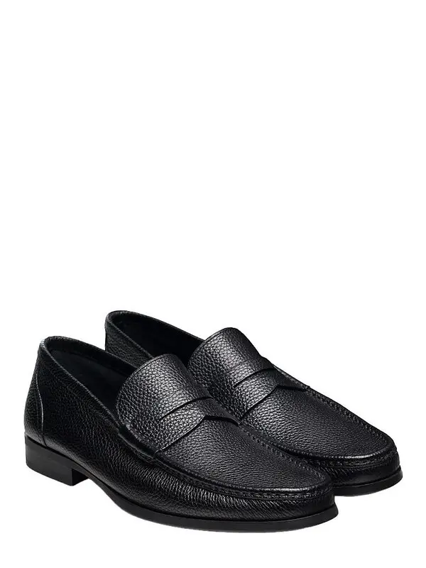 Magnanni Gentry Penny Loafers - Black
