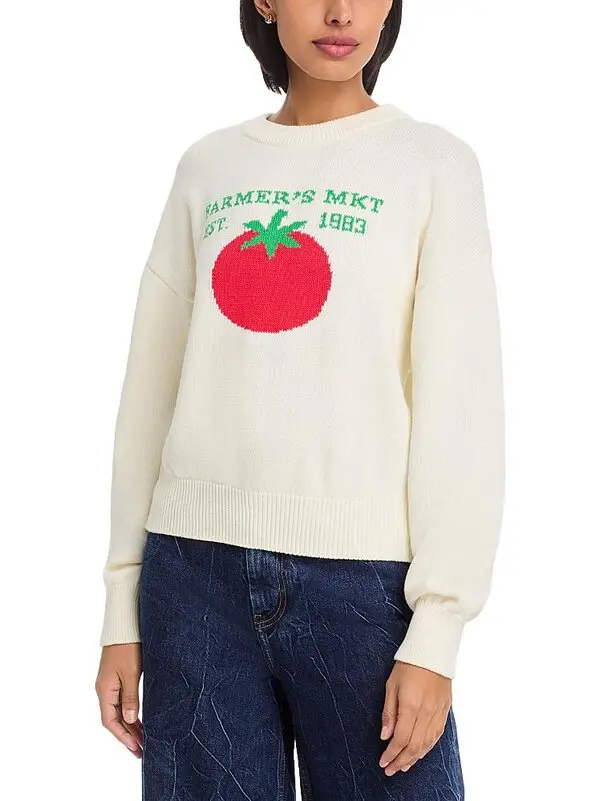 525 America Tomato Farmers Market Sweater - Chalk Multi