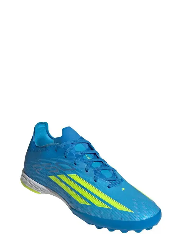 Adidas F50 Pro Turf Soccer Cleats - Lucid Ray Blue / Team Solar Yellow 2 / Lucid Aquamarine
