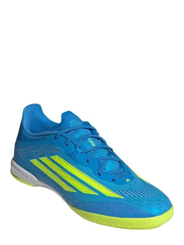 Adidas F50 League Indoor Soccer Shoes - Lucid Ray Blue / Team Solar Yellow 2 / Lucid Aquamarine