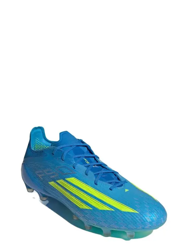 Adidas F50 Elite Artificial Ground Soccer Cleats - Lucid Ray Blue / Team Solar Yellow 2 / Lucid Aquamarine