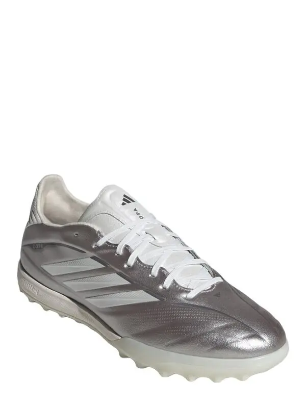 Adidas Copa Pure Iv Pro Turf Soccer Shoes - Taupe Met. / Zero Metalic / Night Metallic