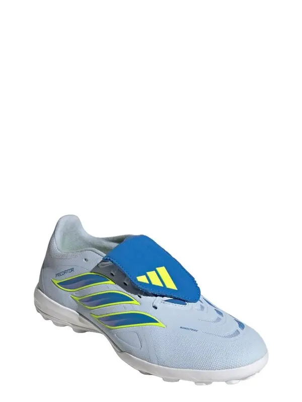 Adidas Predator League Fold-over Tongue Turf Soccer Cleats - Crystal Sky / Ray Blue / Team Solar Yellow 2