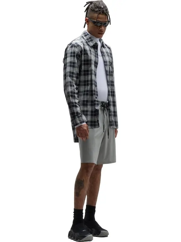 Oakley Oak Light Plaid Shirt - Black