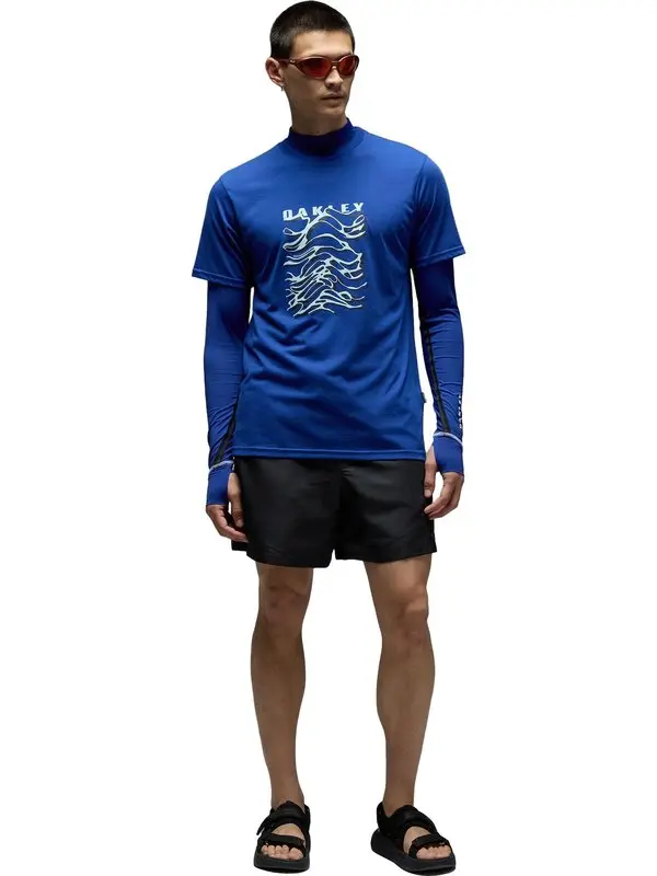 Oakley Waterscape Waves Tee - Blue