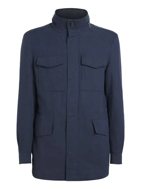 N.peal Linen-cotton Hampton Jacket - Navy