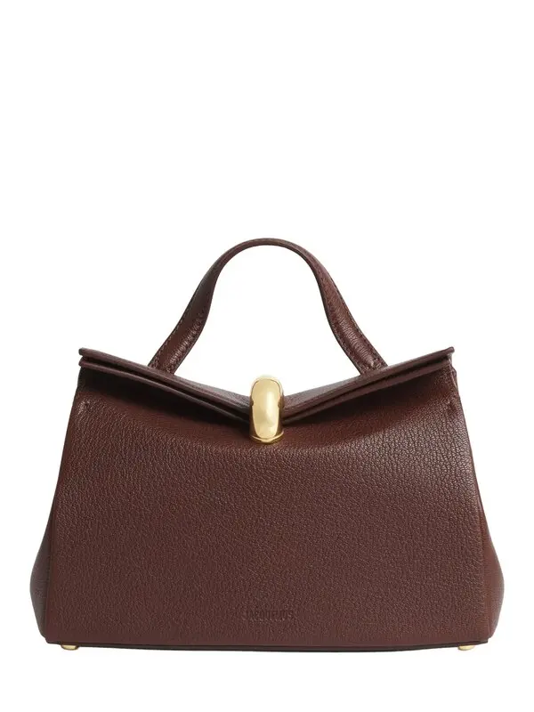 Jacquemus Small Leather Valérie Top-handle Bag - Brown