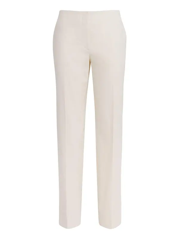TOTEME Basketweave Wide-leg Trousers - Beige
