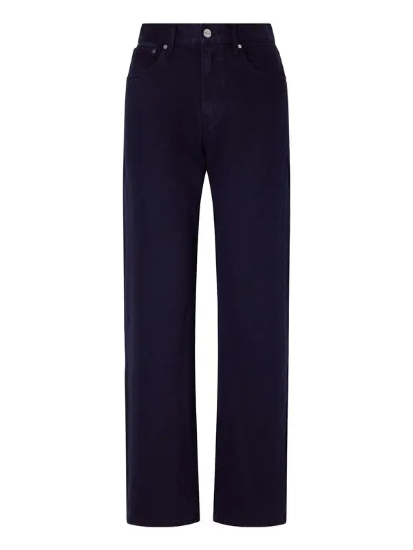 TWP Kent Mid-rise Straight-leg Jeans - Dark Denim