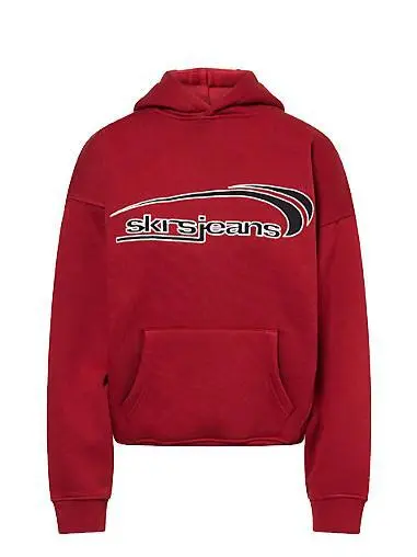 SISTERS & SEEKERS Logo-embroidered Cotton-jersey Hoody - Alert