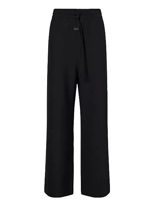 Fear Of God Wide-leg Wool Trousers - Black