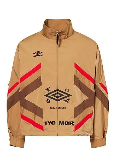 TOGA VIRILIS X Umbro Embroidered Track Jacket - Beige