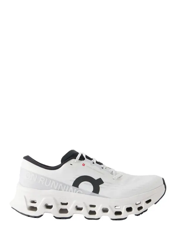 On Cloudmonster 3 Rubber-trimmed Sneakers - White