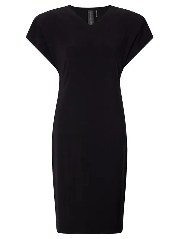Norma Kamali Stretch-jersey Midi Dress - Black