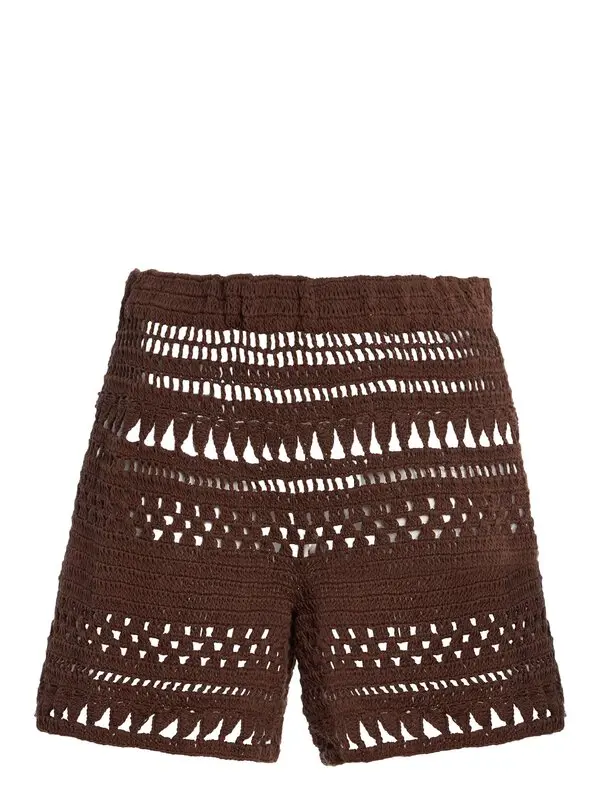 ALL THAT REMAINS Exclusive Vivian Cotton Shorts - Brown