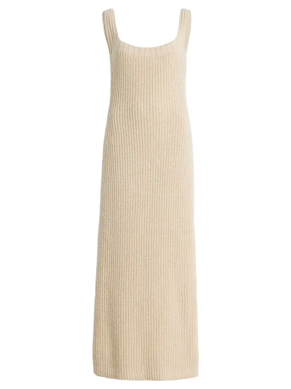 Khaite Lex Silk-blend Knit Maxi Dress - Ivory