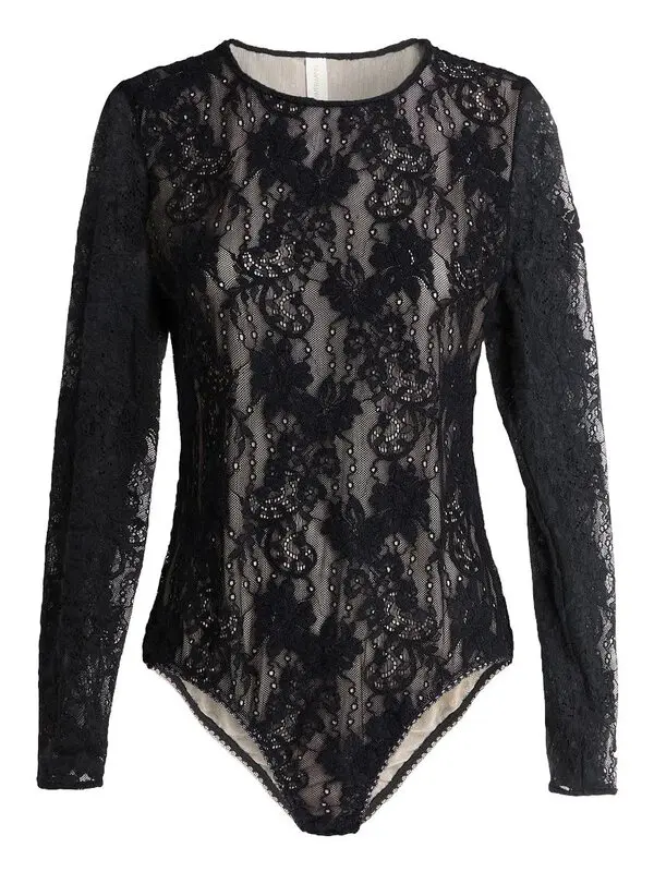 Zimmermann Corded Lace Bodysuit - Black