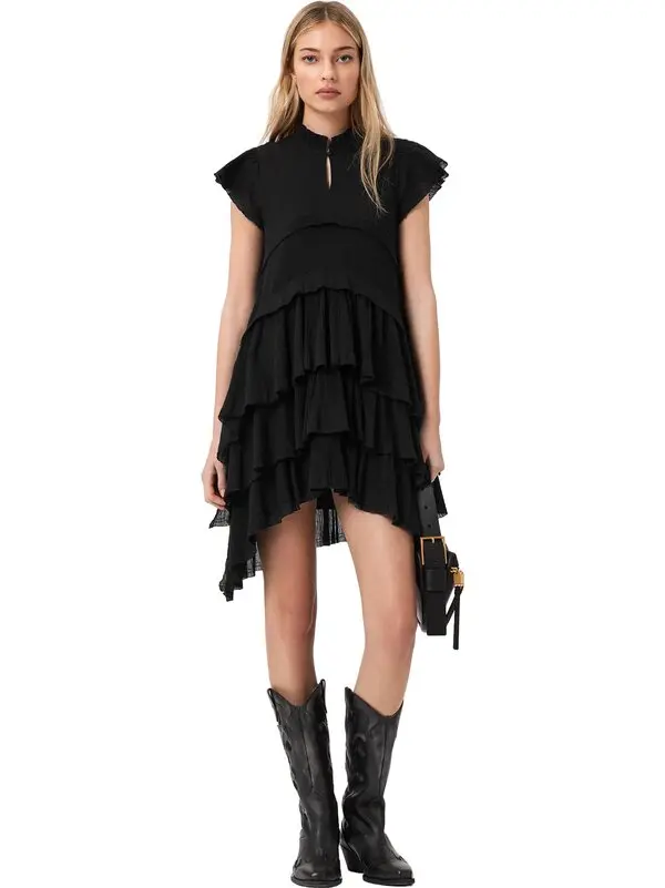 ALLSAINTS Cavalry Mini Dress - Black