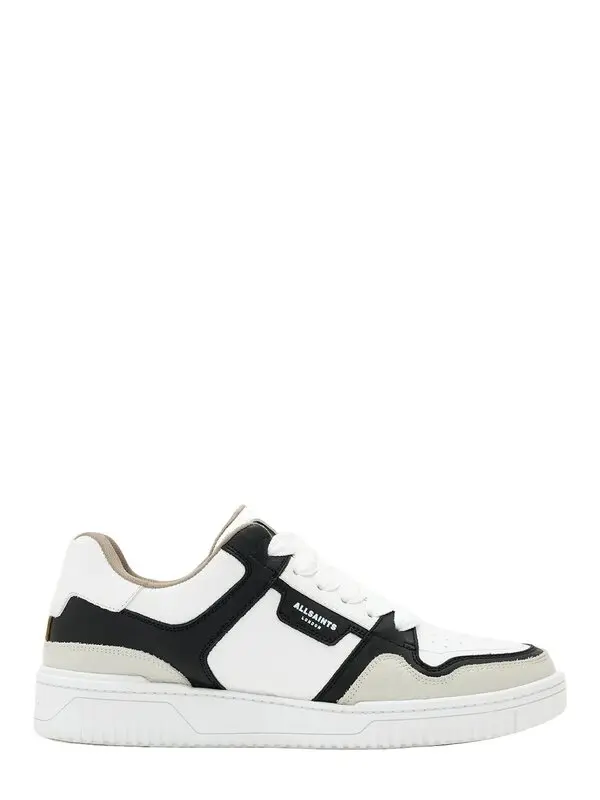 ALLSAINTS Regan Plus Leather Low Top Sneakers - White