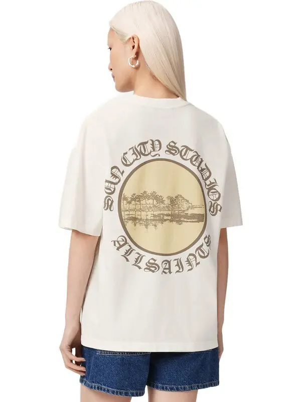 ALLSAINTS Sun City Etta Graphic T-shirt - White