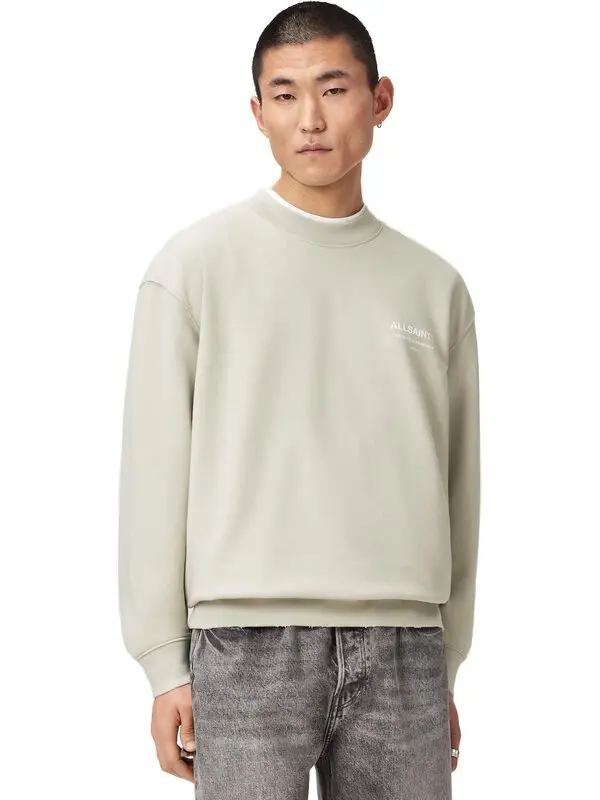 ALLSAINTS Dreamer Oversized Crew Neck Sweatshirt - Powdered Green