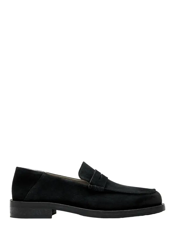 ALLSAINTS Bloom Suede Loafers - Black