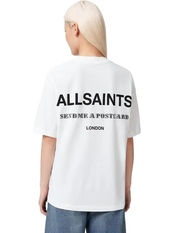 ALLSAINTS Dreamer Oversized Etta Short Sleeve T-shirt - White