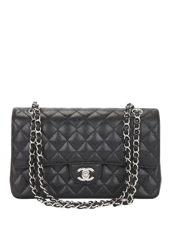 Chanel Caviar Medium Classic Double Flap Bag - Black